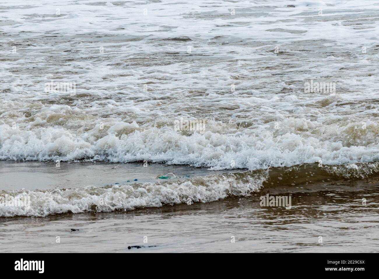 Beautiful shot of ocean beach Stock Photo - Alamy
