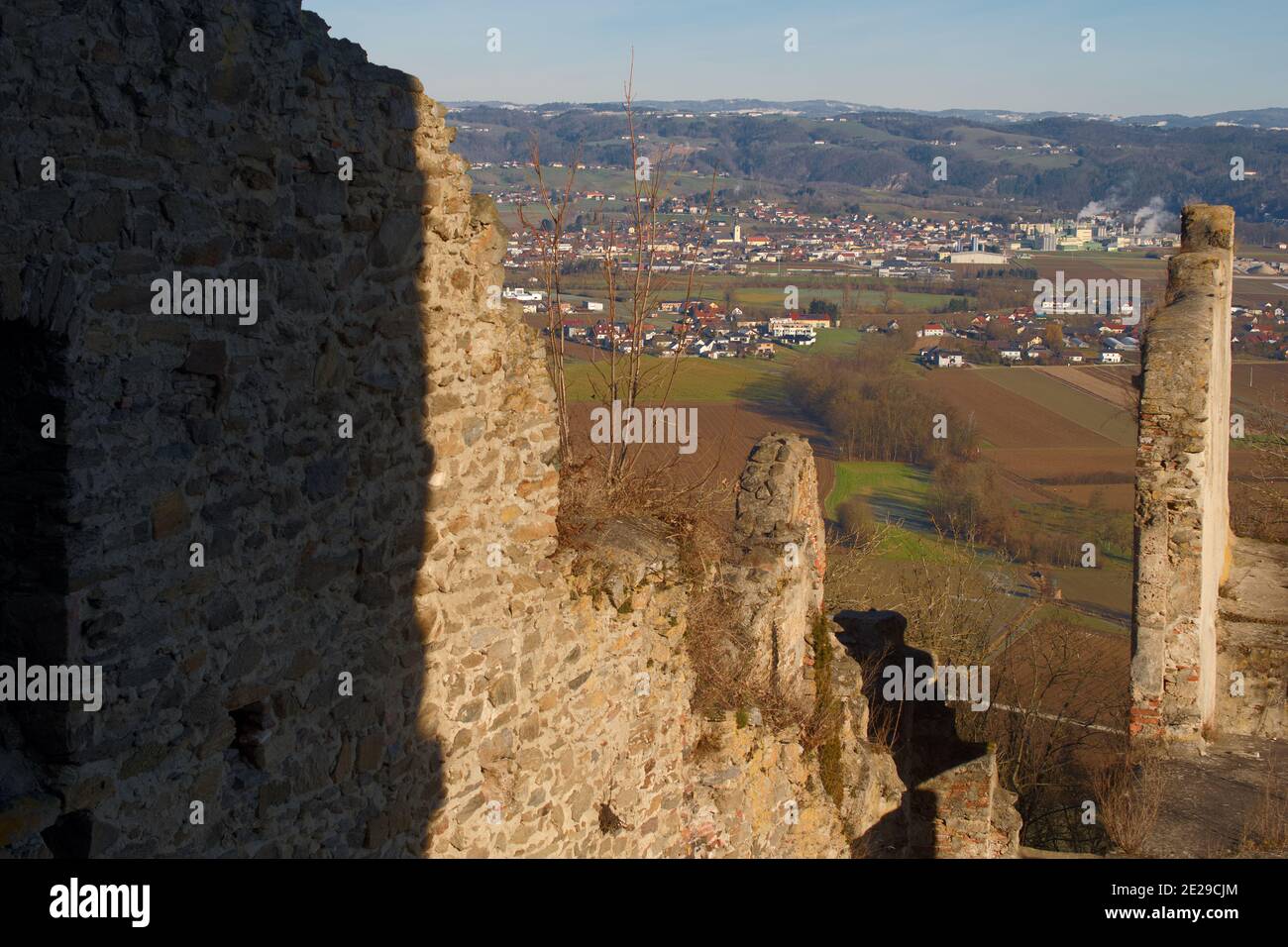 Schaunberg castle ruins in the municipality of Hartkirchen in Upper ...