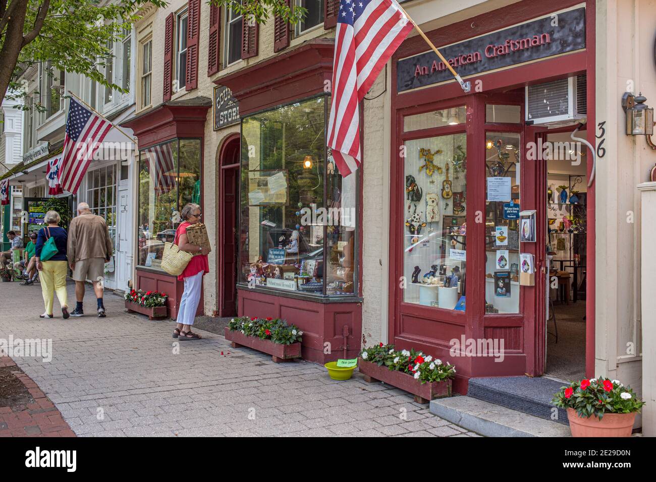 Stores along Main Street in Stockbridge, Massachusetts Stock Photo - Alamy