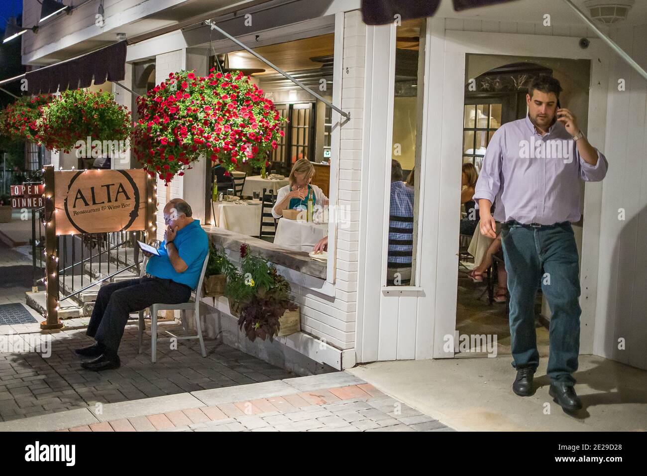 The Alta Restaurant in Lenox, Massachusetts Stock Photo - Alamy
