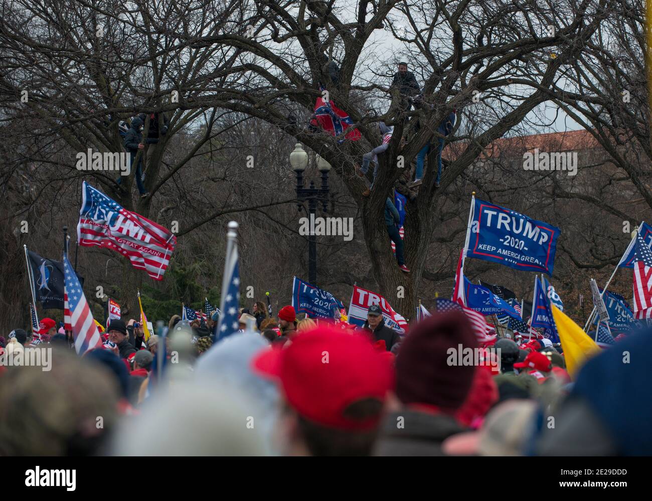 Save America Rally, moments before Capitol Protest begins. Washington ...