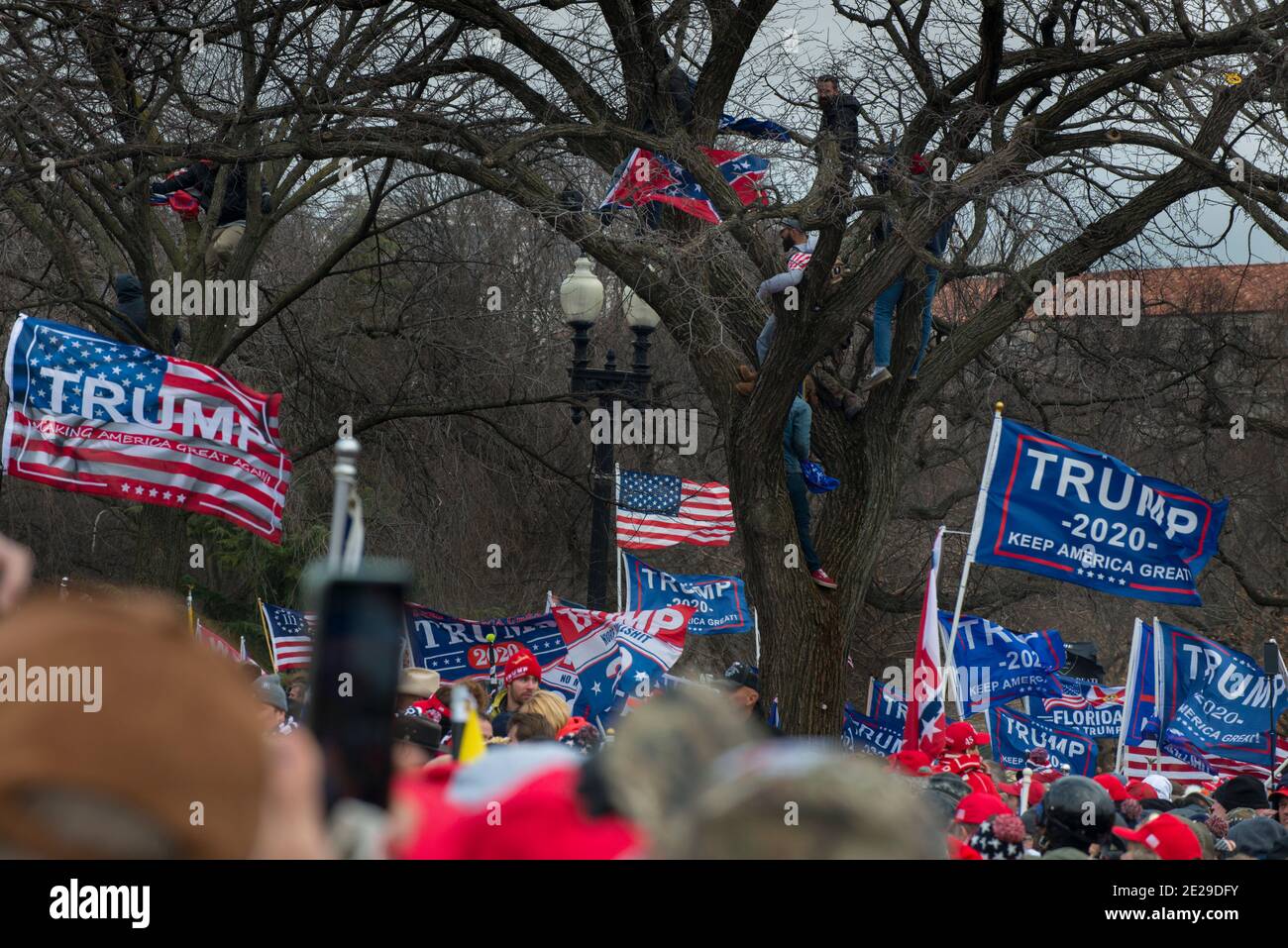 Save America Rally, moments before Capitol Protest begins. Washington ...