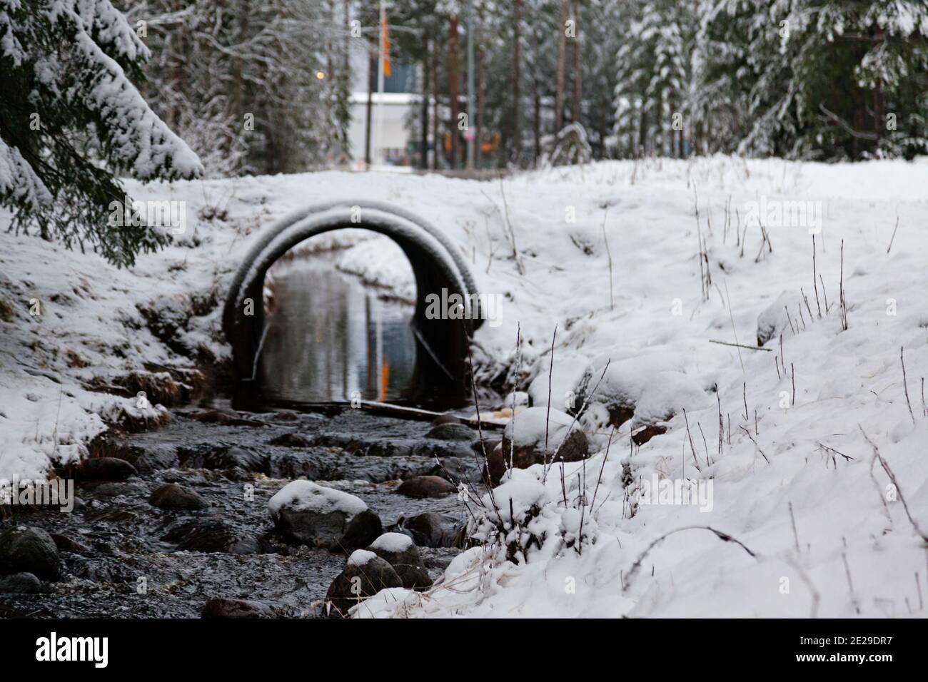 Concrete culvert under road hi-res stock photography and images - Alamy
