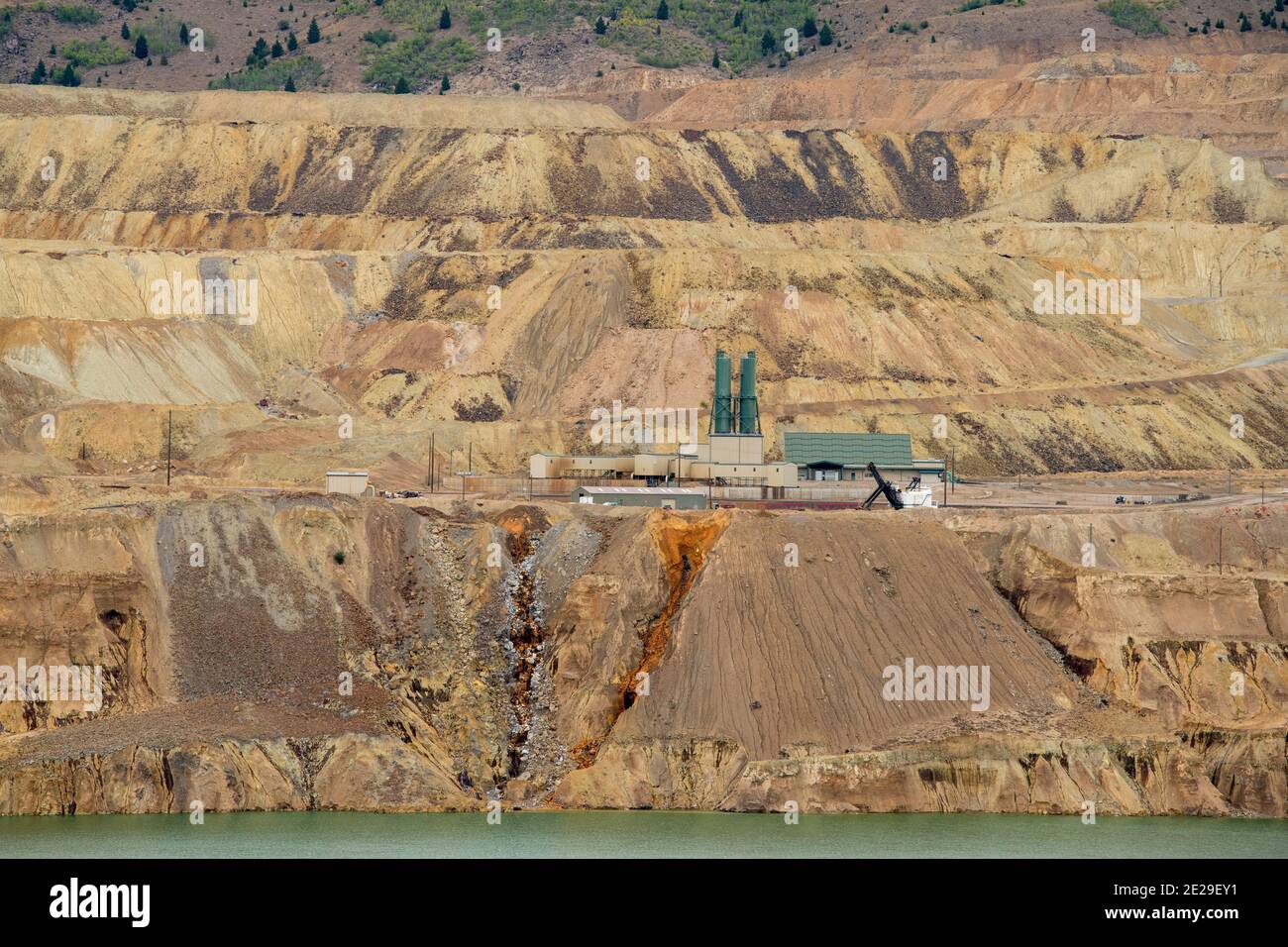 Berkeley Pit, Butte, Montana Stock Photo - Alamy
