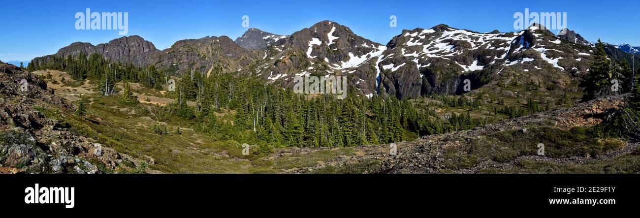 Buttle Lake, Strathcona Provincial Park, Vancouver Island Stock Photo ...