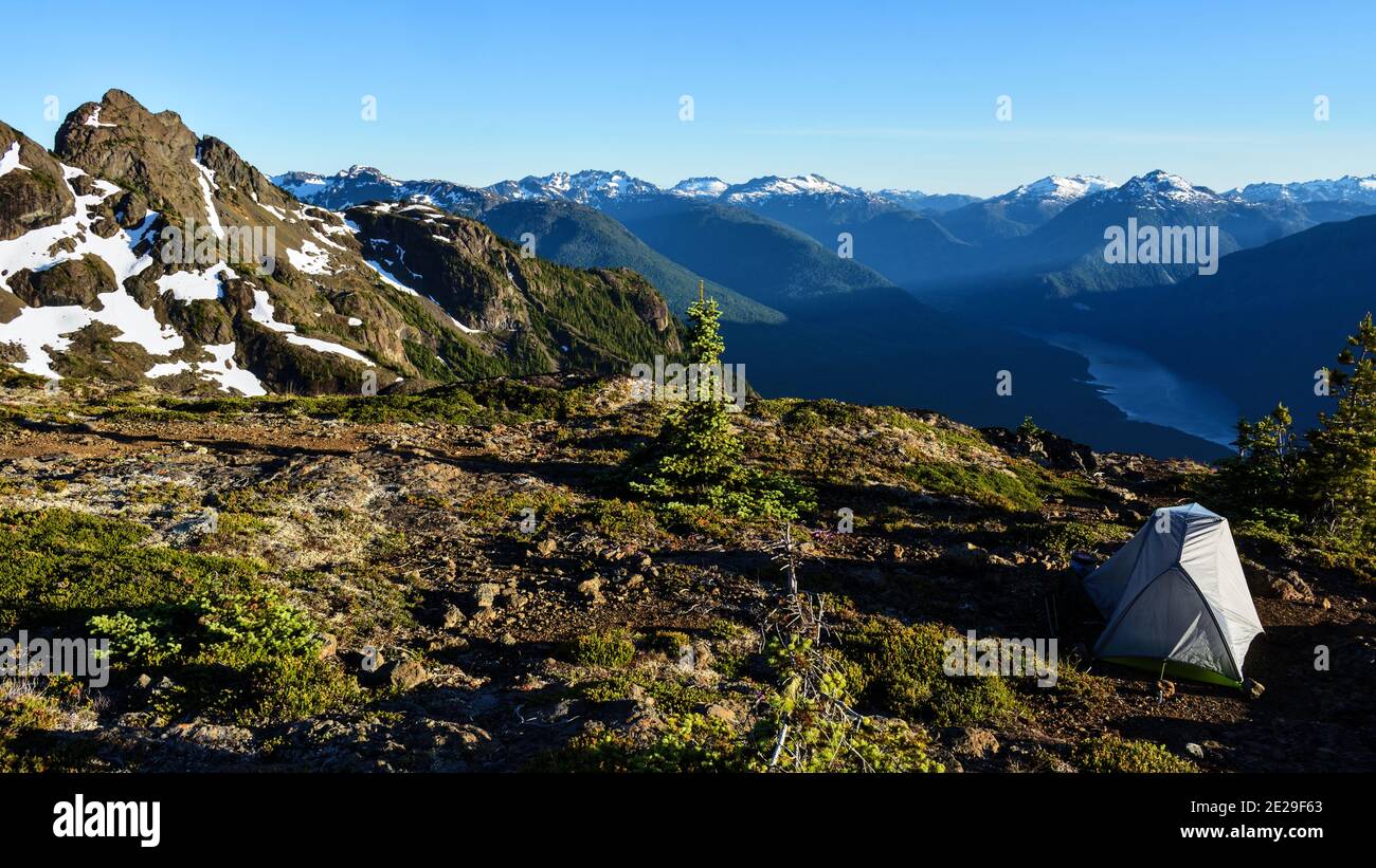 Buttle Lake, Strathcona Provincial Park, Vancouver Island Stock Photo ...