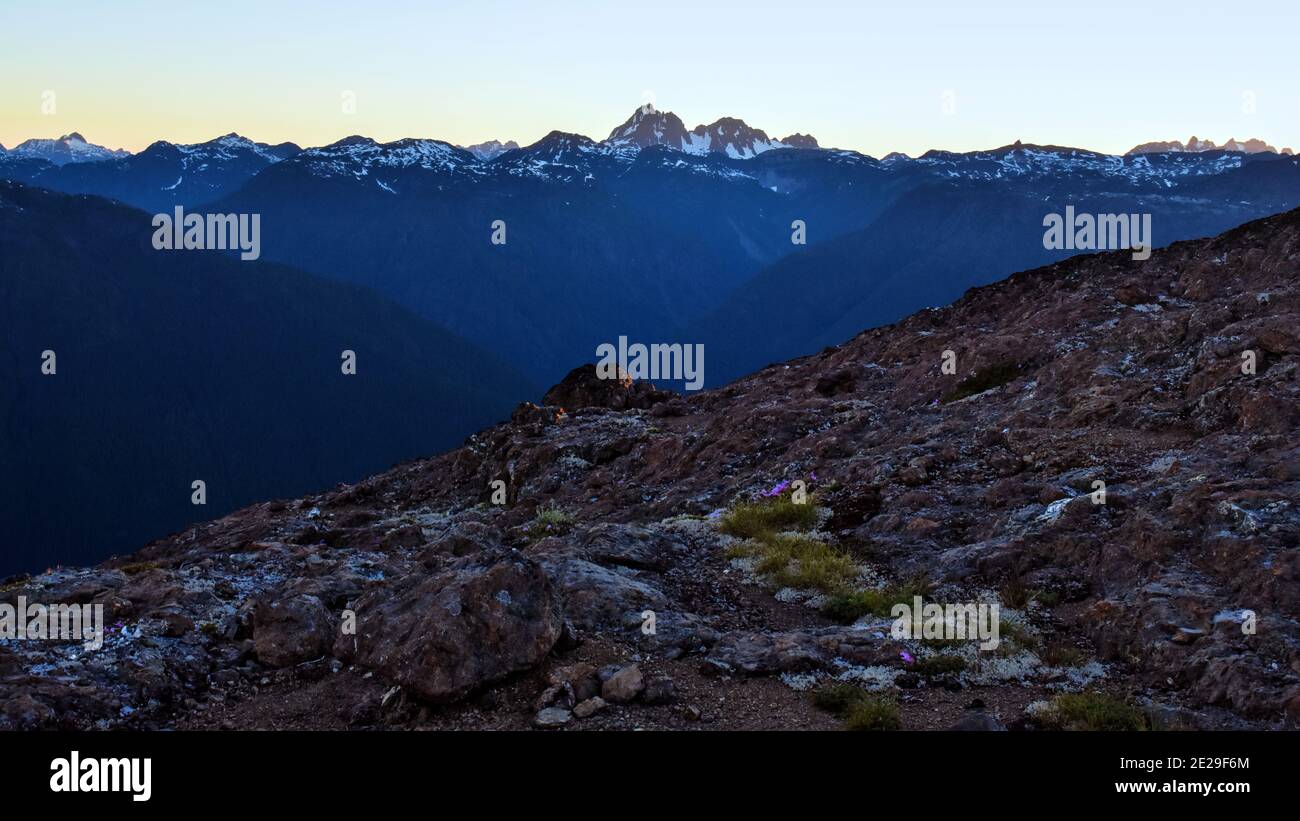 Buttle Lake, Strathcona Provincial Park, Vancouver Island Stock Photo ...