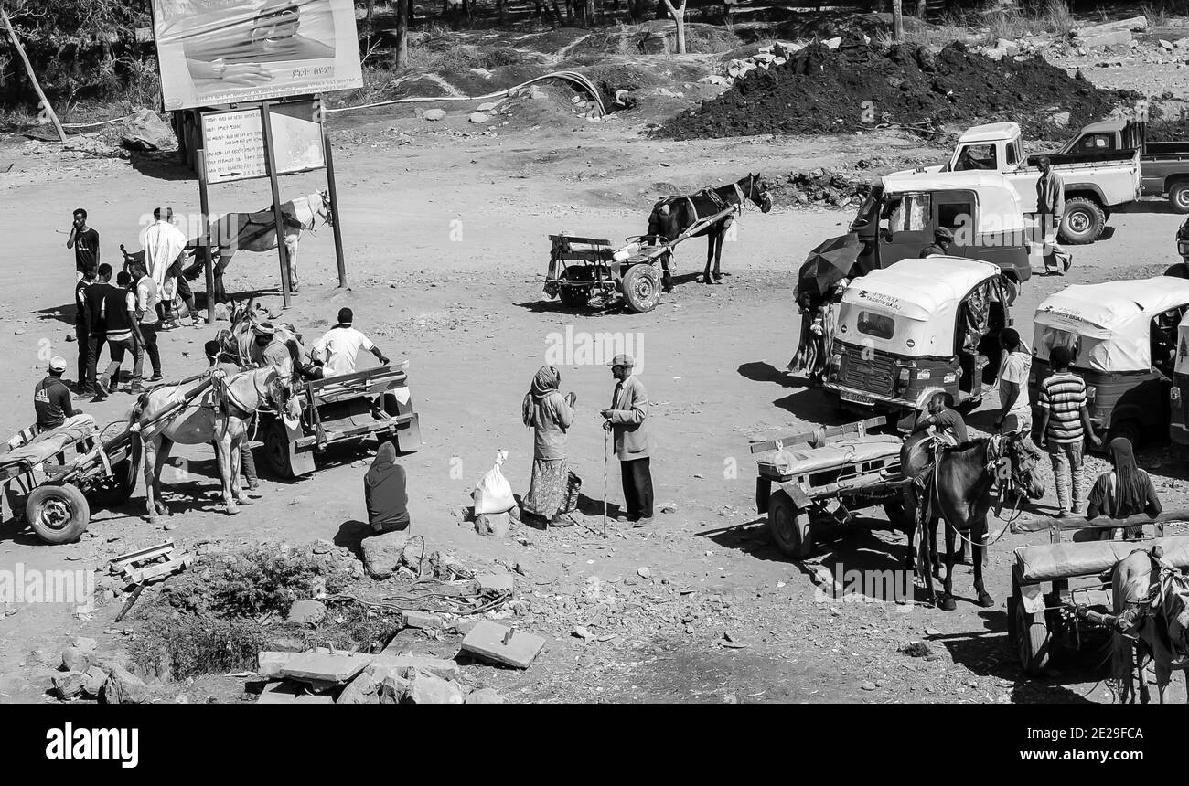 ADDIS ABABA, ETHIOPIA - Jan 05, 2021: Addis Ababa, Ethiopia, January 30 ...
