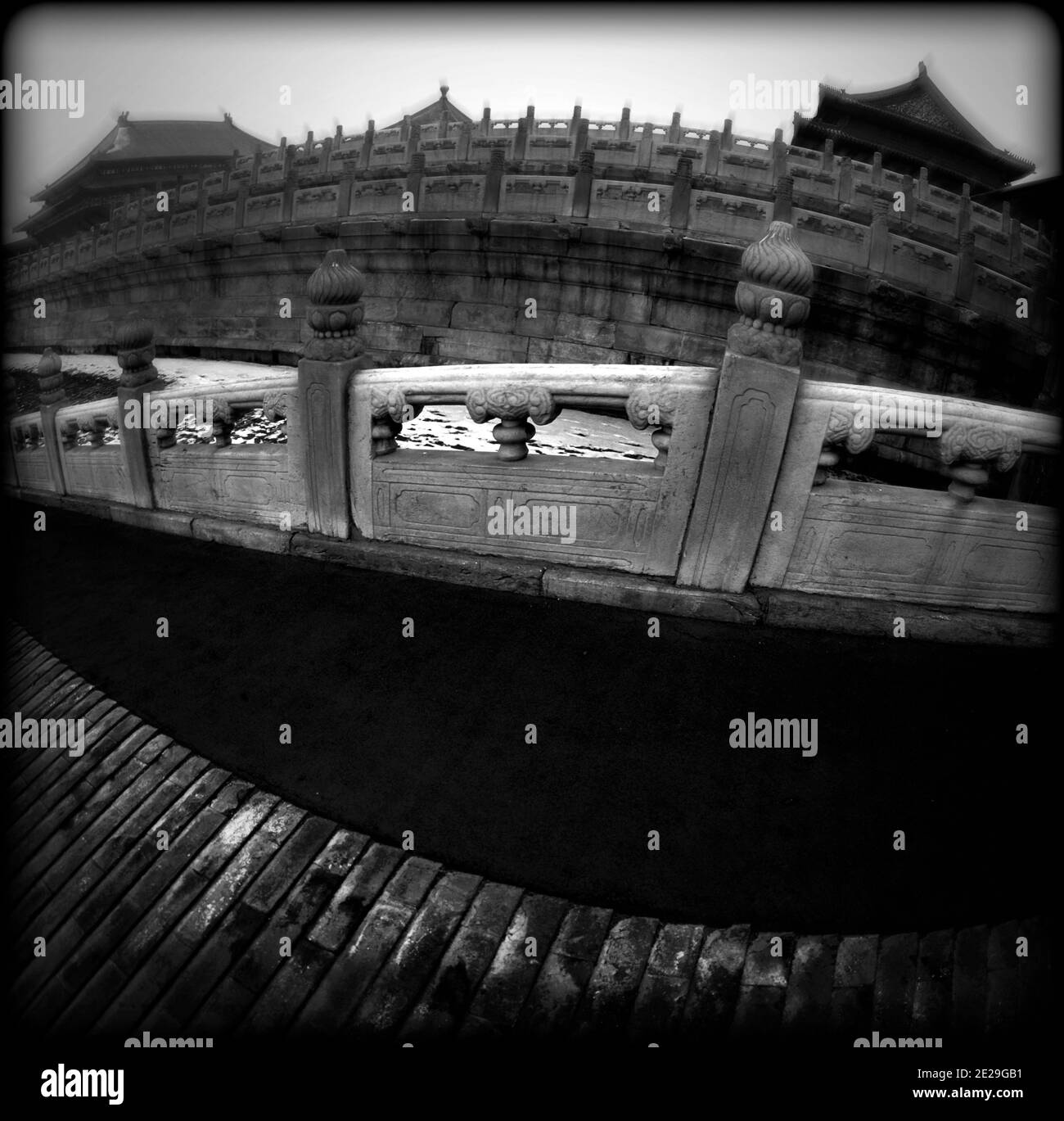 Stone bridge in the Forbidden City, Beijing Stock Photo - Alamy