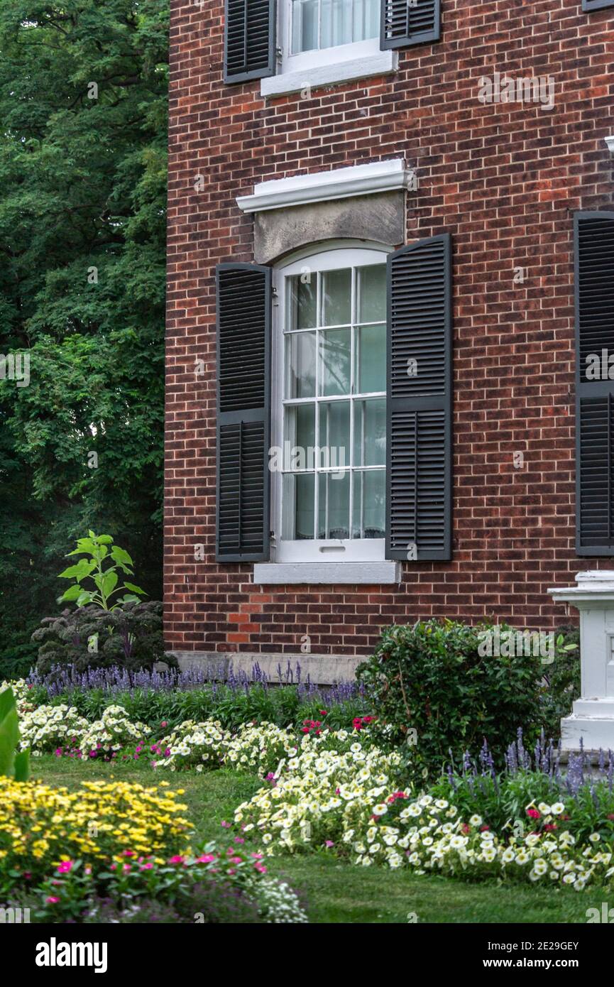 Window of an old mansion Stock Photo - Alamy