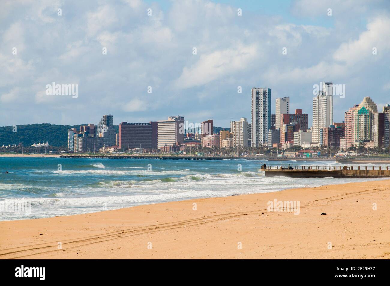 Durbans golden mile south africa travel destination hi-res stock ...