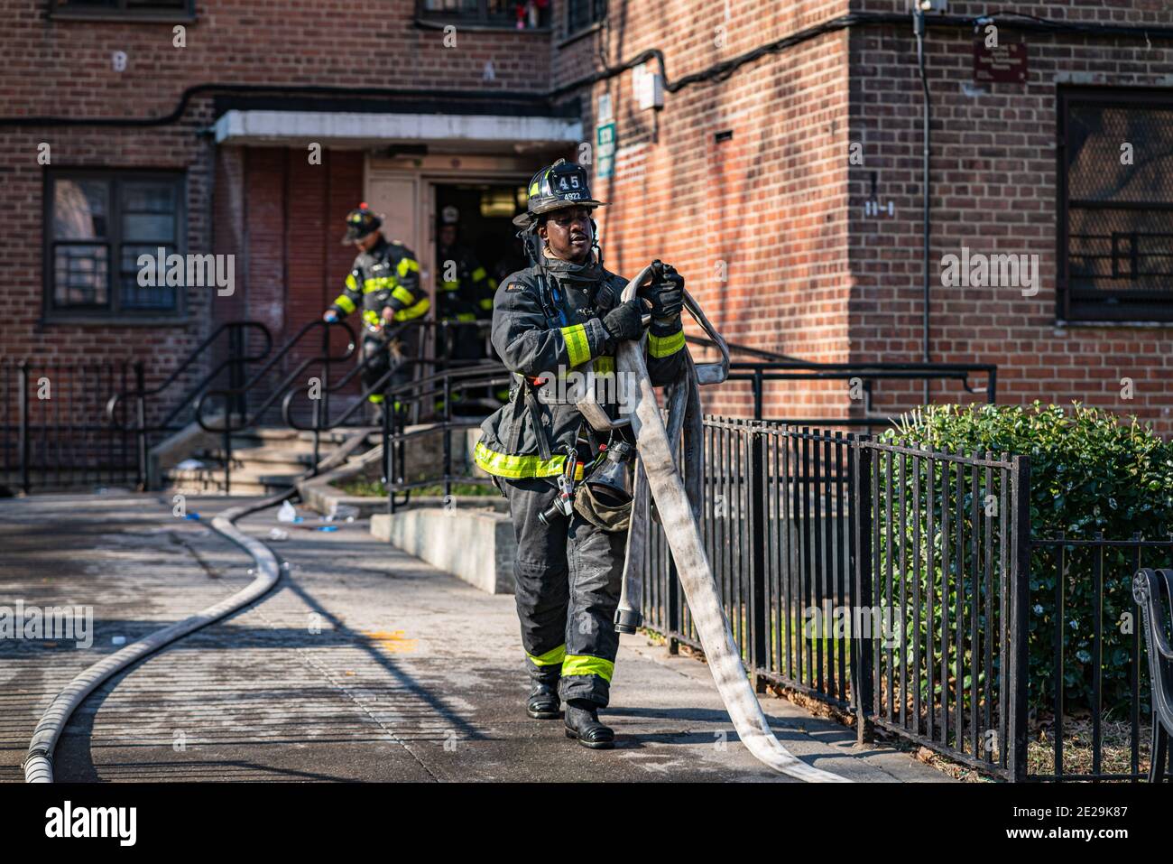 Bronx, United States. 12th Jan, 2021. New York City Fire Department ...