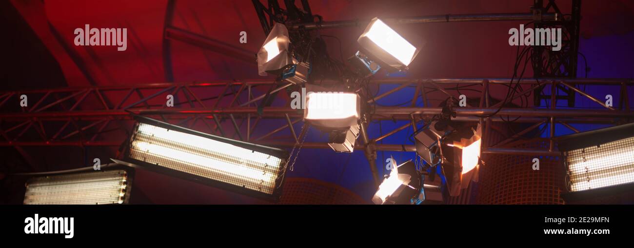 rays of light illuminate the scene at the concert Stock Photo - Alamy
