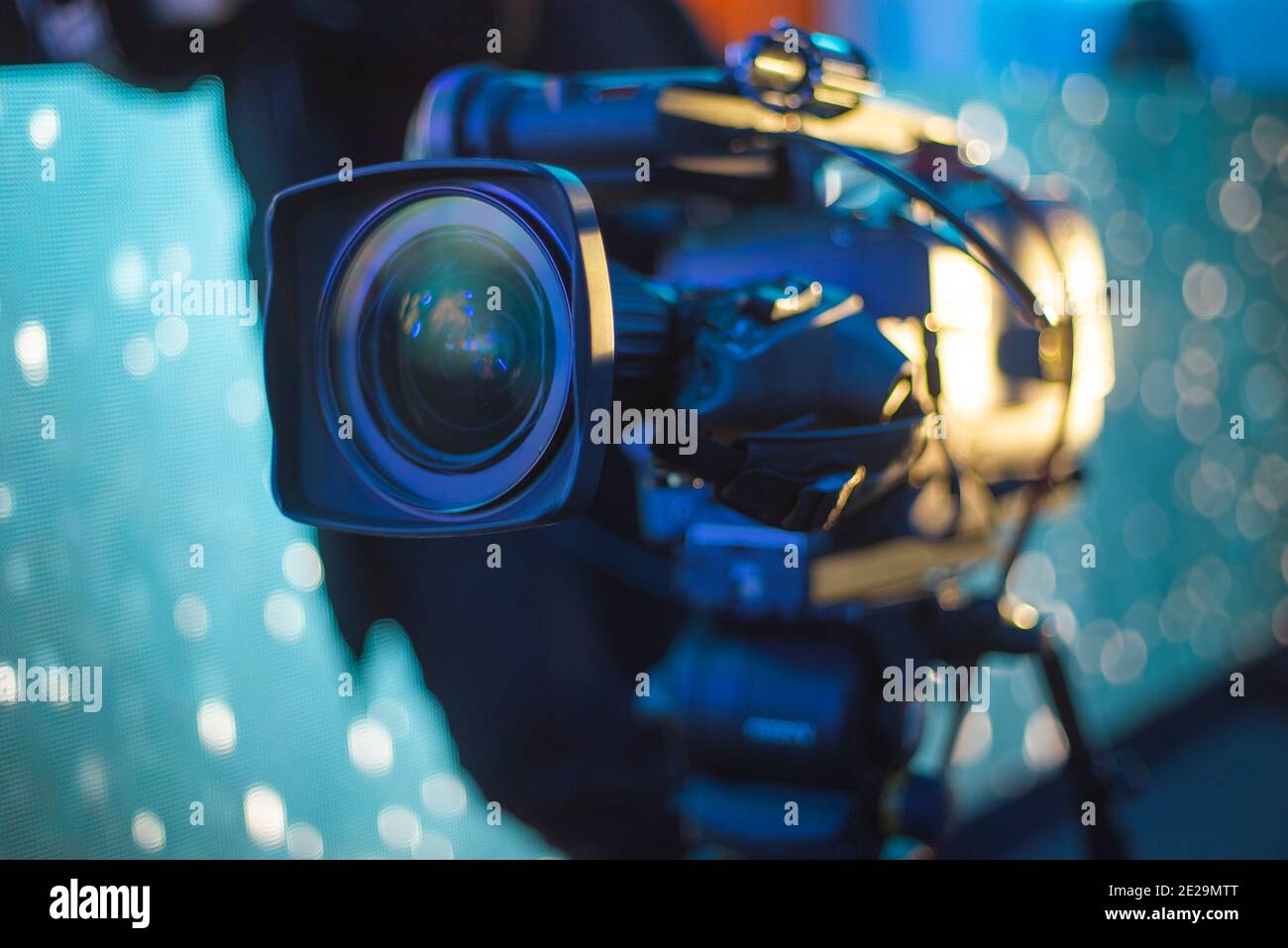 studio camera at the concert. television shooting Stock Photo - Alamy