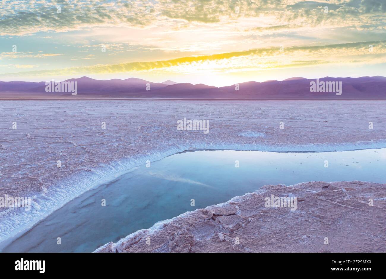 Salt desert in the Jujuy Province, Argentina Stock Photo - Alamy
