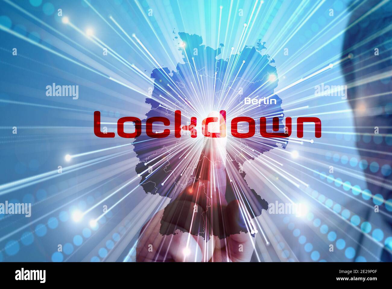 Lockdown map hi-res stock photography and images - Alamy