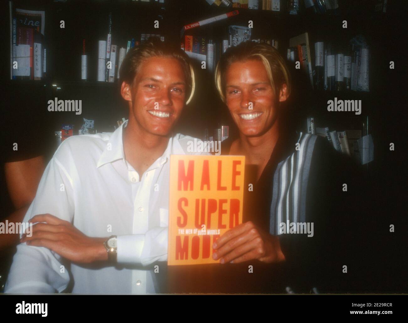 West Hollywood, California, USA 1st May 1996 Models/twins Derek Brewer ...