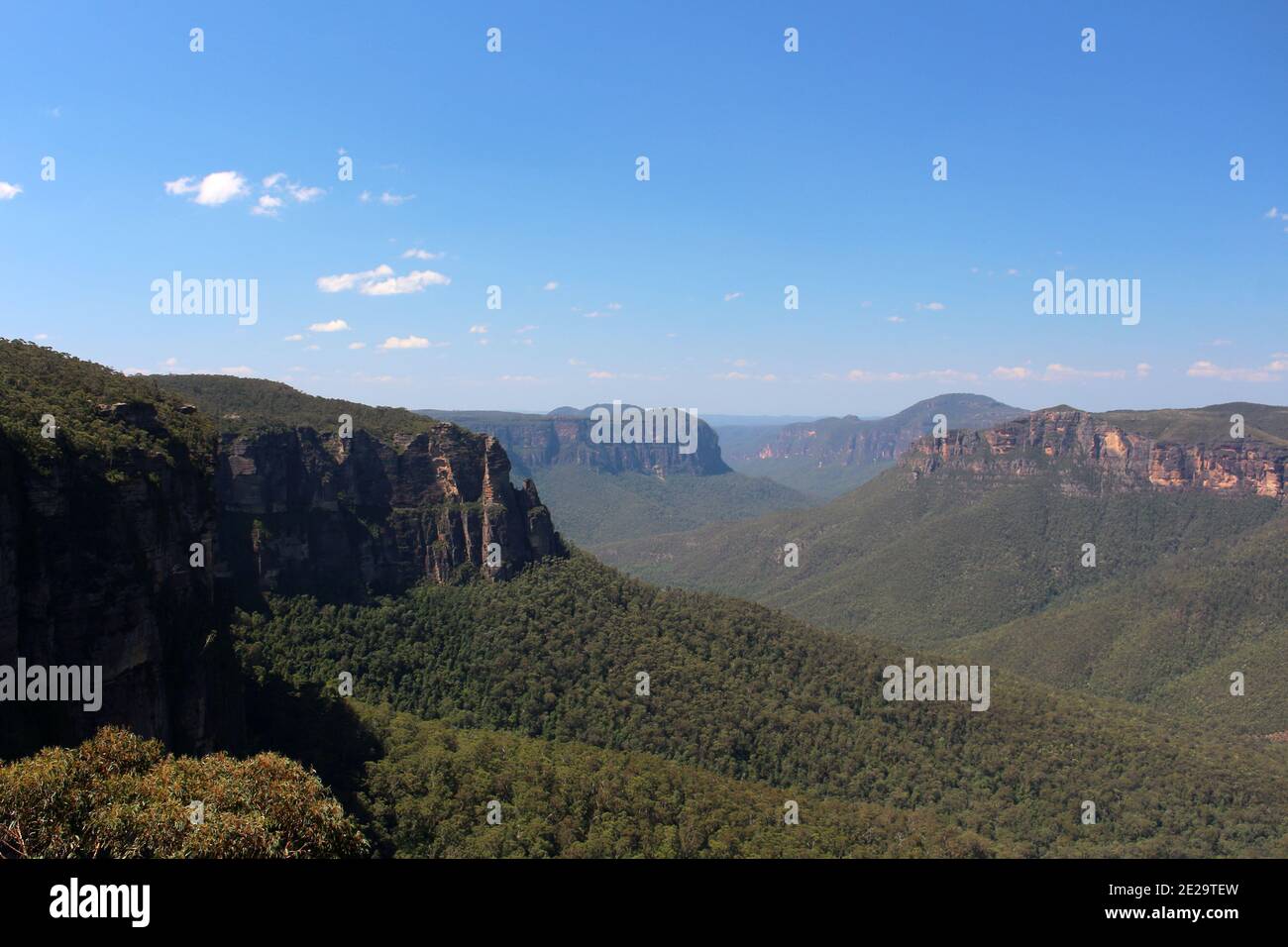 Blue Mountains National Park, Great Dividing Range, Australia Stock ...