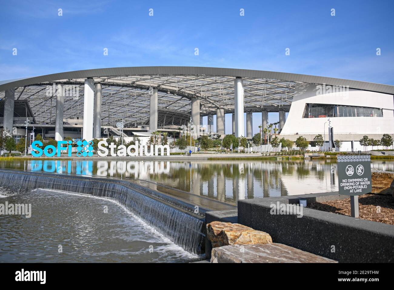 General overall view of SoFi Stadium, Sunday, Jan. 3, 2021, in ...