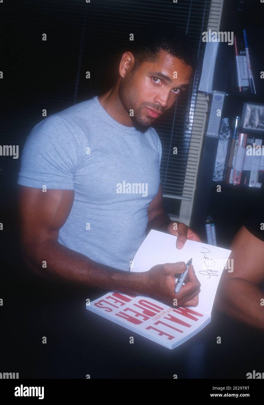 West Hollywood, California, USA 1st May 1996 Model/actor Michael Duvert ...