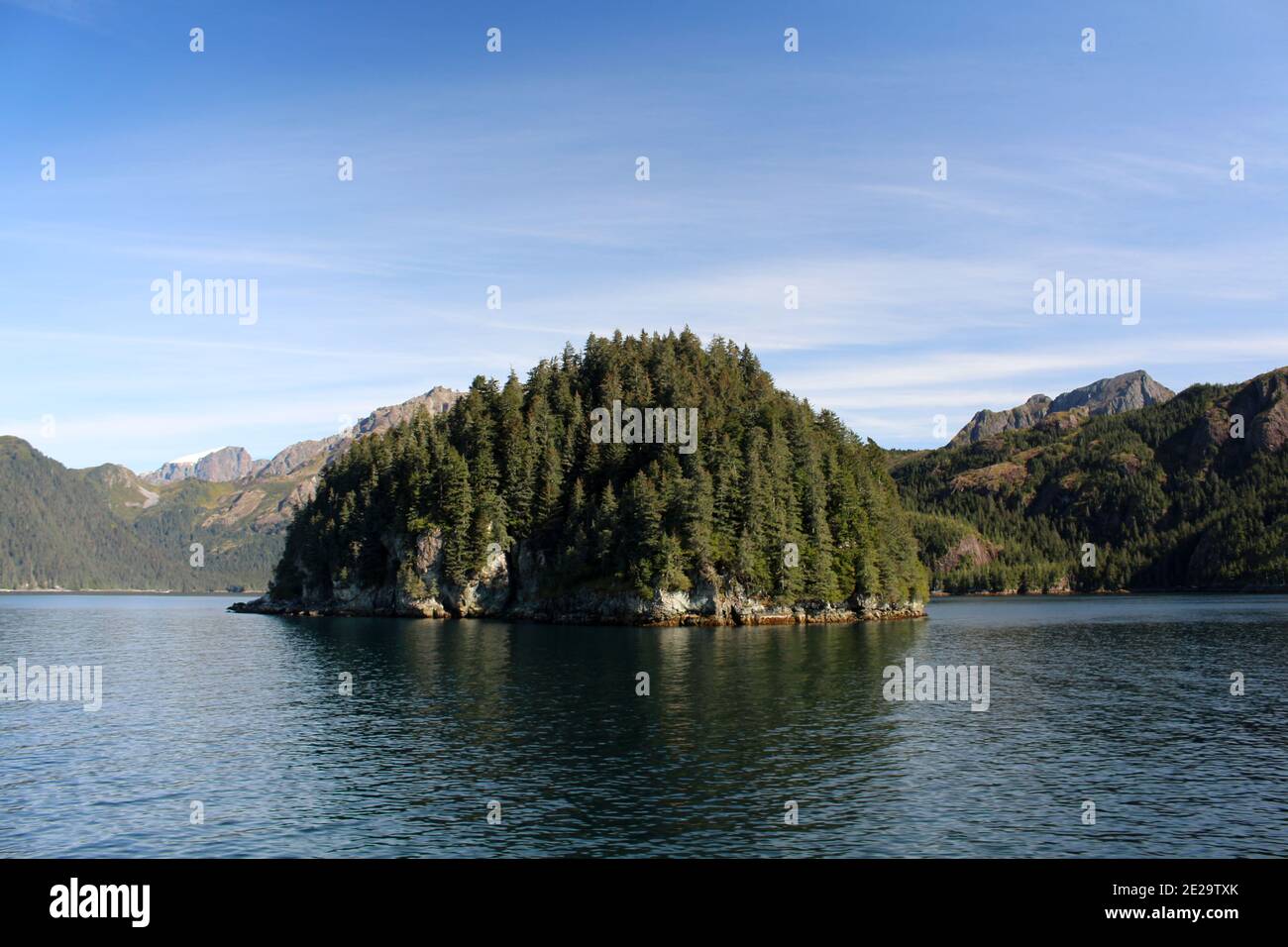 Alaska, Landscape in Resurrection Bay Stock Photo - Alamy