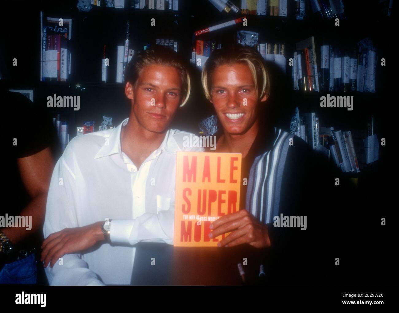 West Hollywood, California, USA 1st May 1996 Models/twins Derek Brewer ...