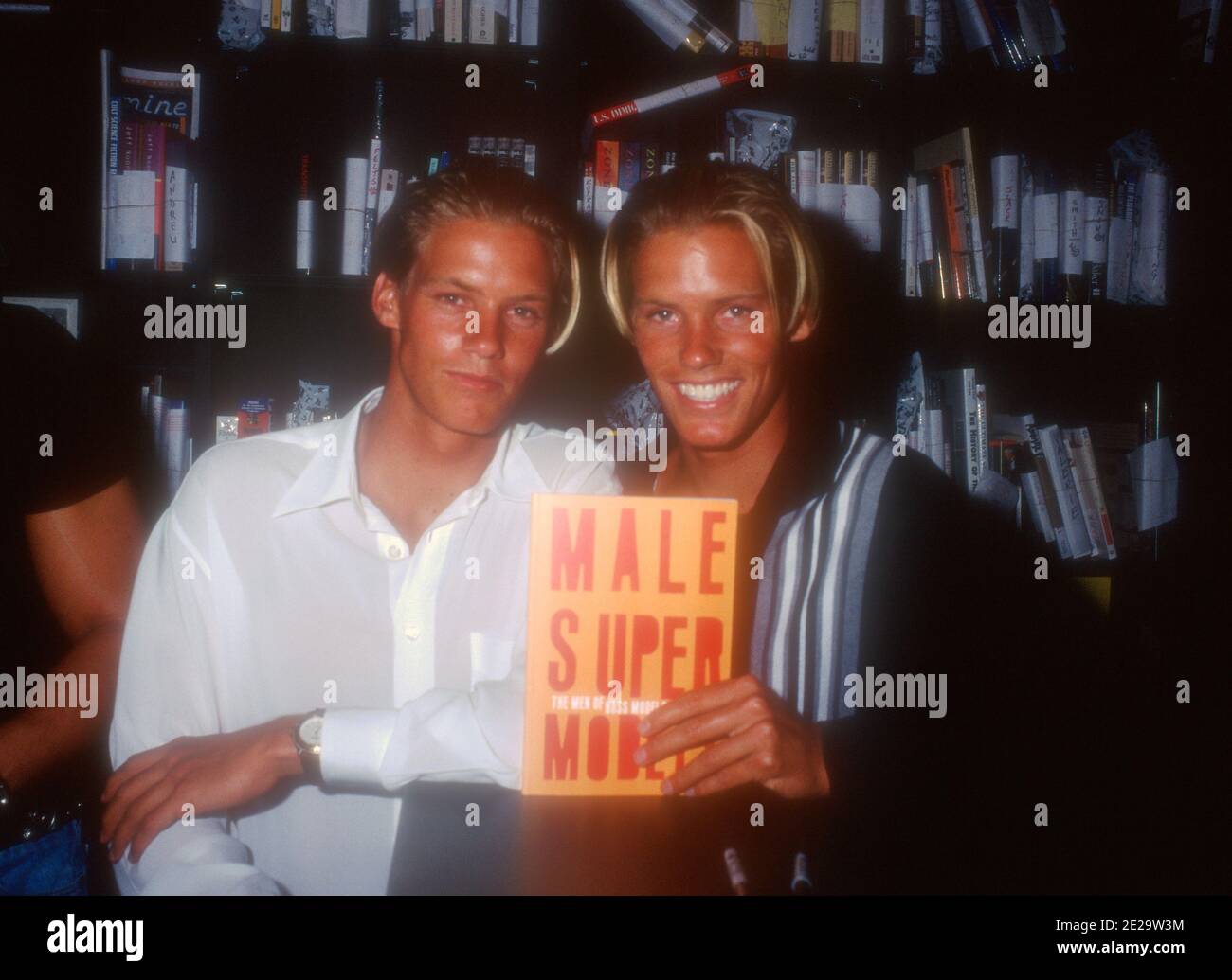 West Hollywood, California, USA 1st May 1996 Models/twins Derek Brewer ...