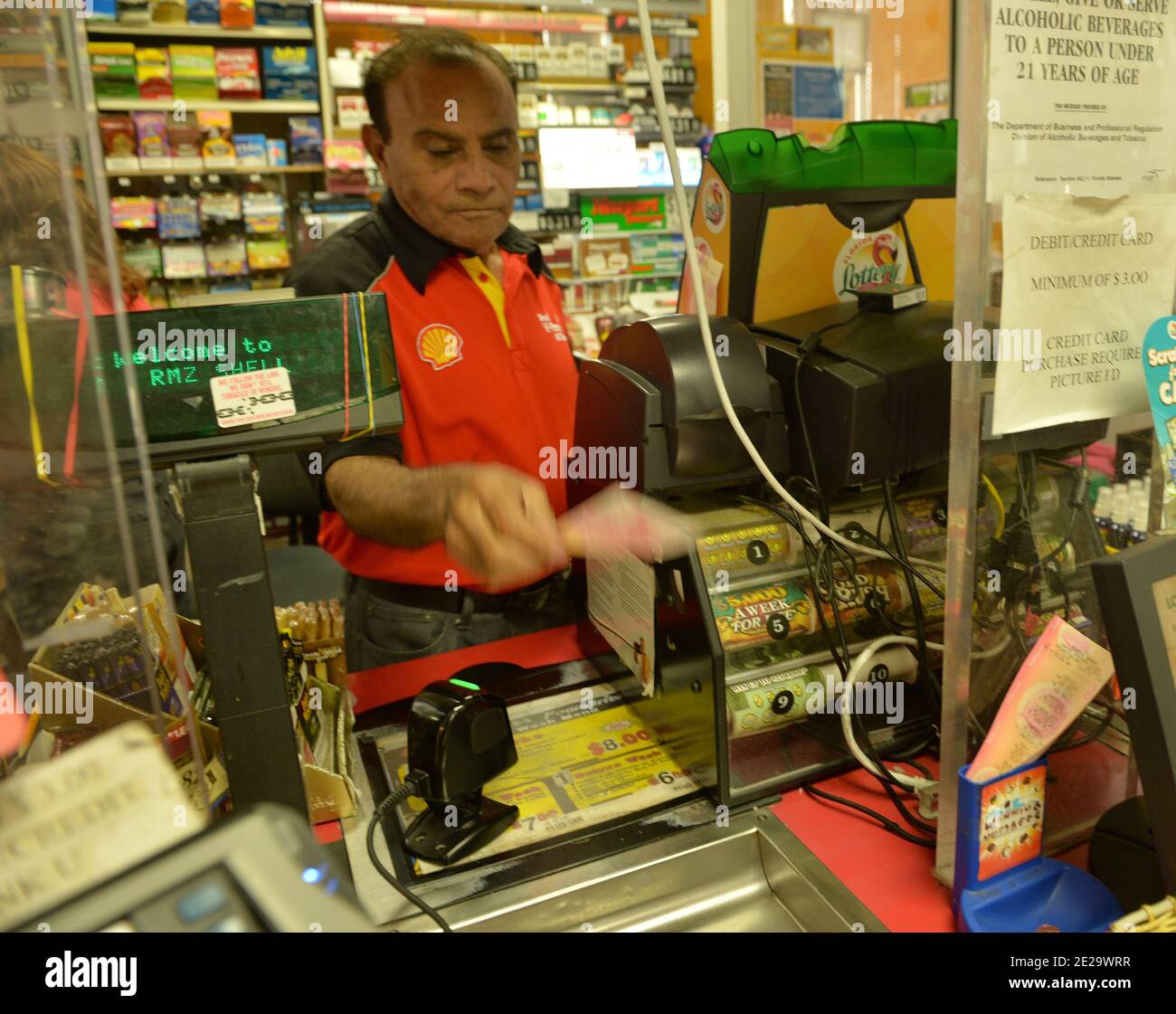 Powerball lottery machine hi-res stock photography and images - Alamy