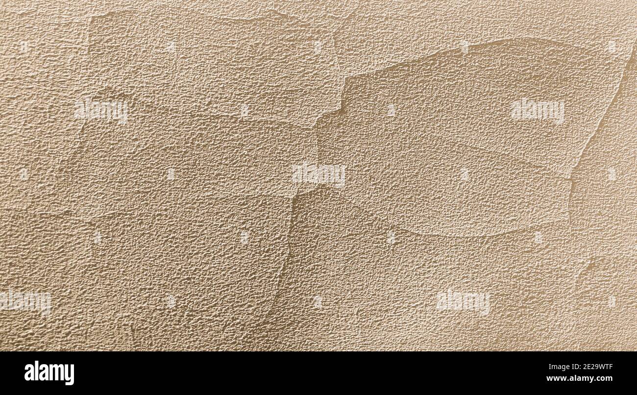 Cracked creamy white paint old rough wall texture abstract background ...