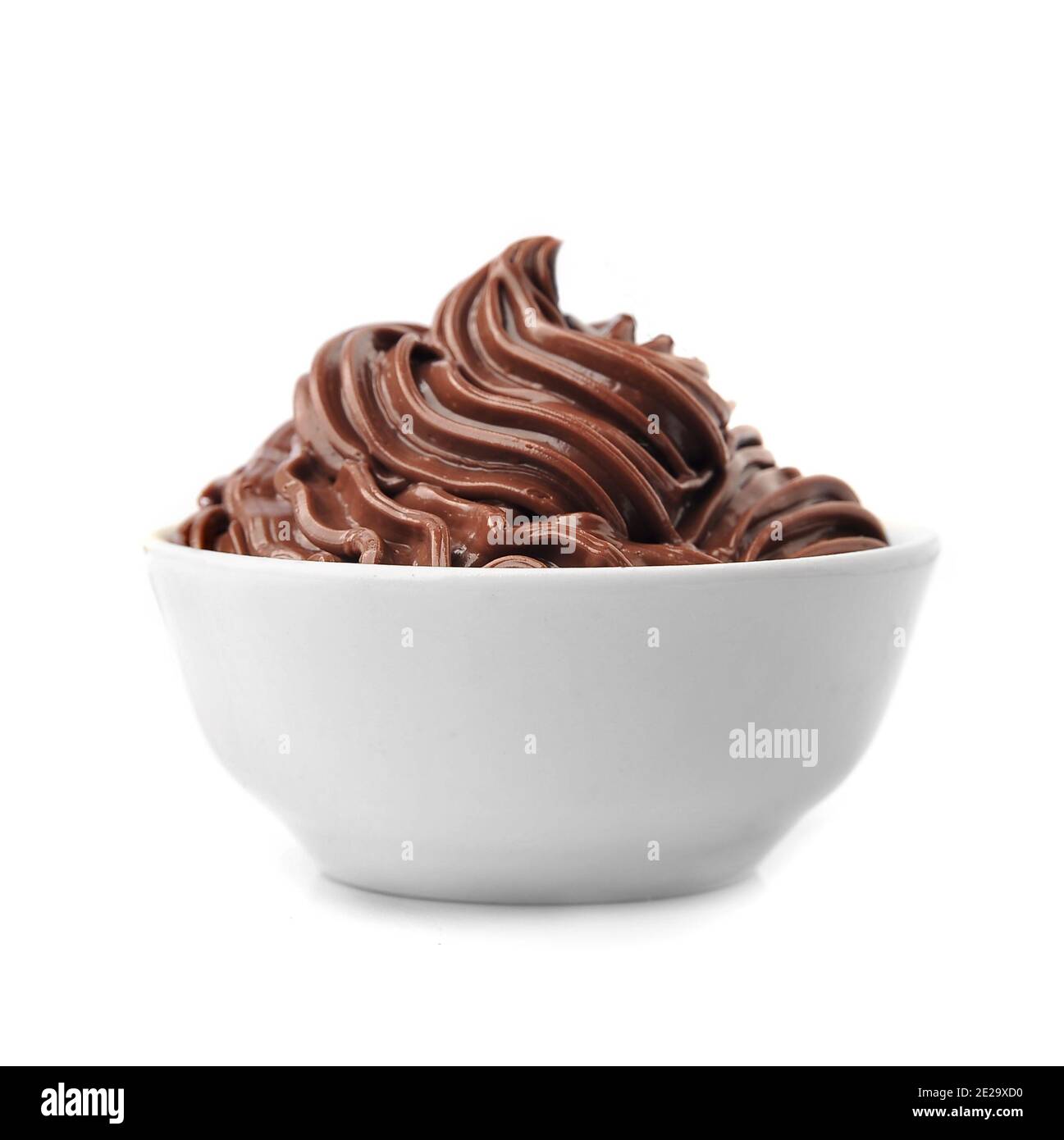 Chocolate cream isolated on white backgrounds Stock Photo - Alamy