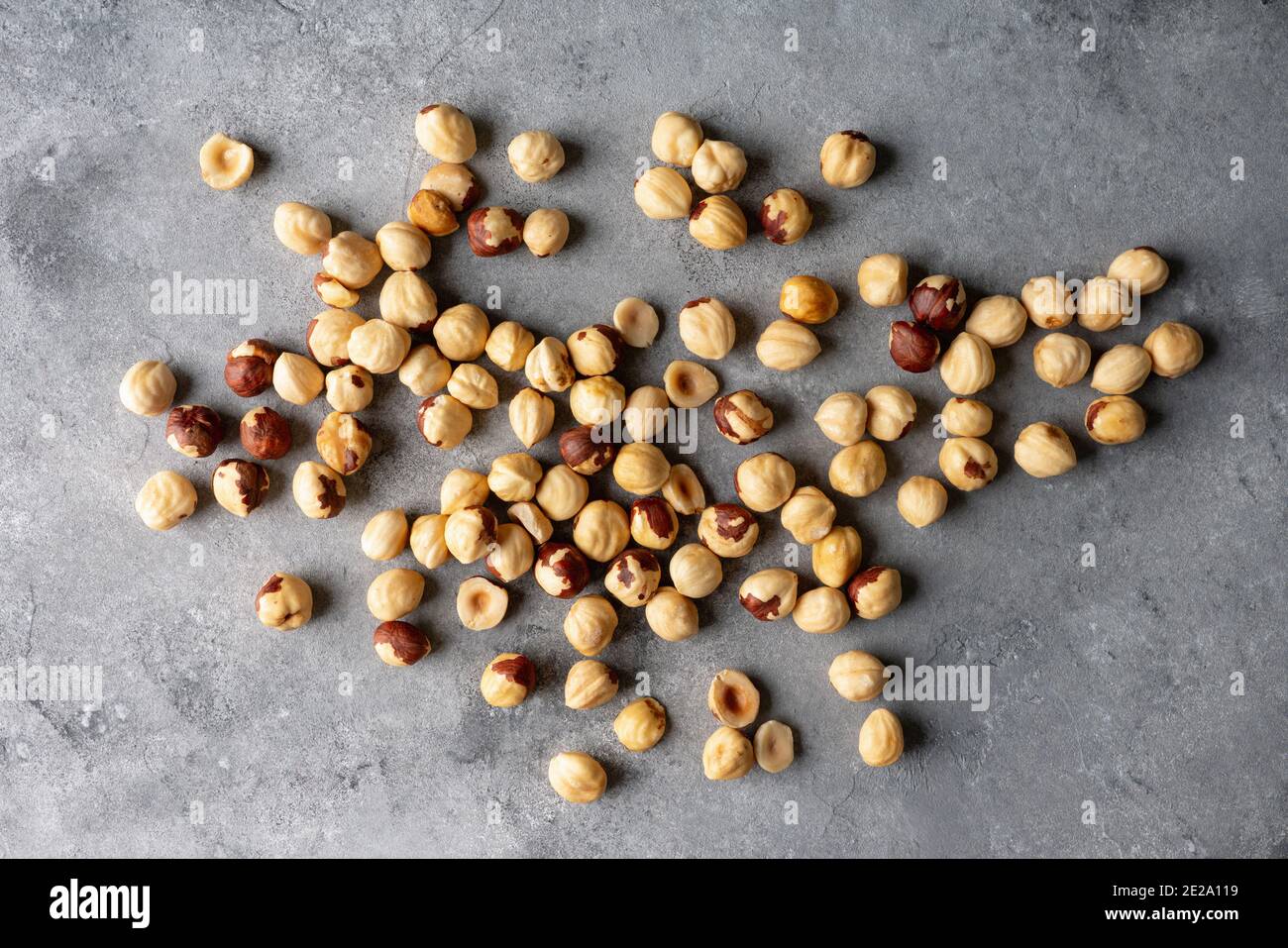 Hazelnuts on the rustic background. Background and textures Stock Photo ...