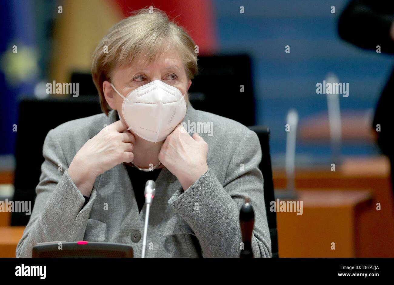 Berlin, Germany. 13th Jan, 2021. German Chancellor Angela Merkel (CDU ...