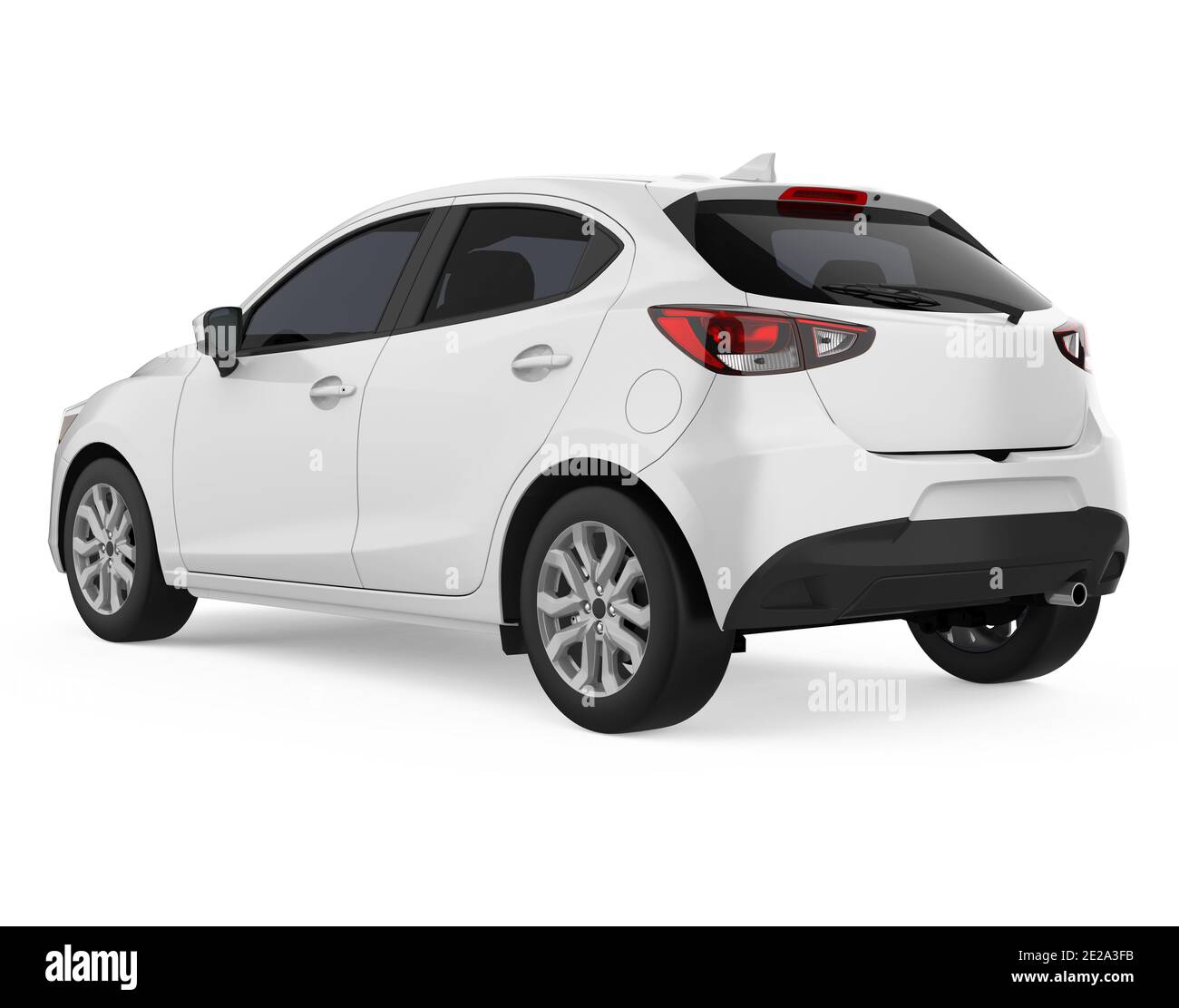 Car Hatchback Isolated Stock Photo - Alamy