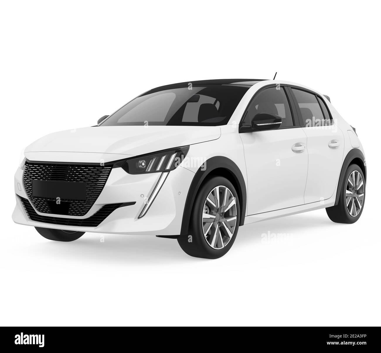 Car Hatchback Isolated Stock Photo - Alamy