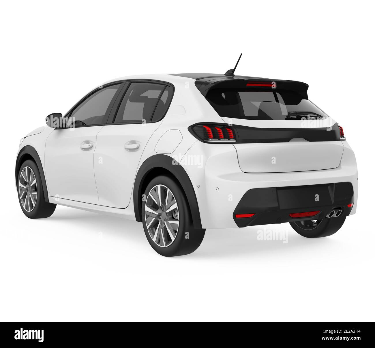 Car Hatchback Isolated Stock Photo - Alamy