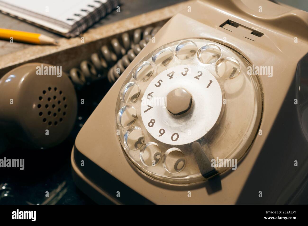 Rotary dial telephone 1960s hi-res stock photography and images - Alamy