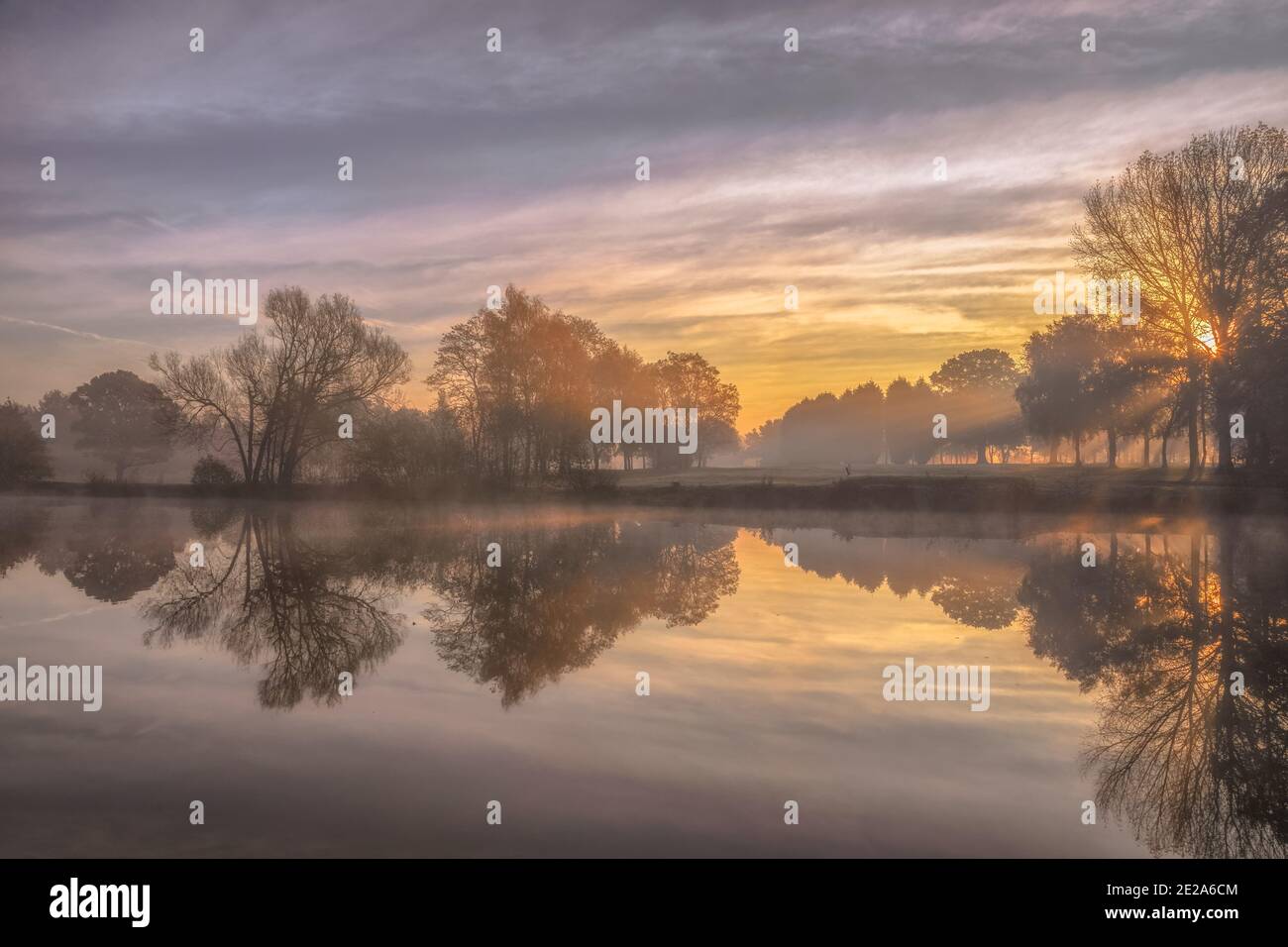Beautiful natural reflection shots from the Warwickshire area of the UK ...