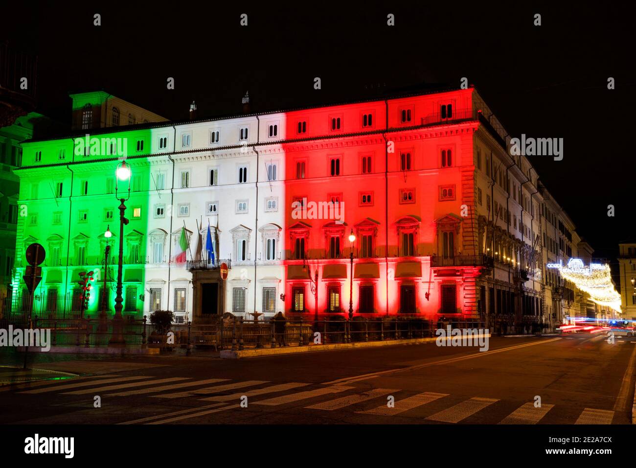 Italy, Rome, January 9, 2021 : The Italian Prime Minister’s office ...
