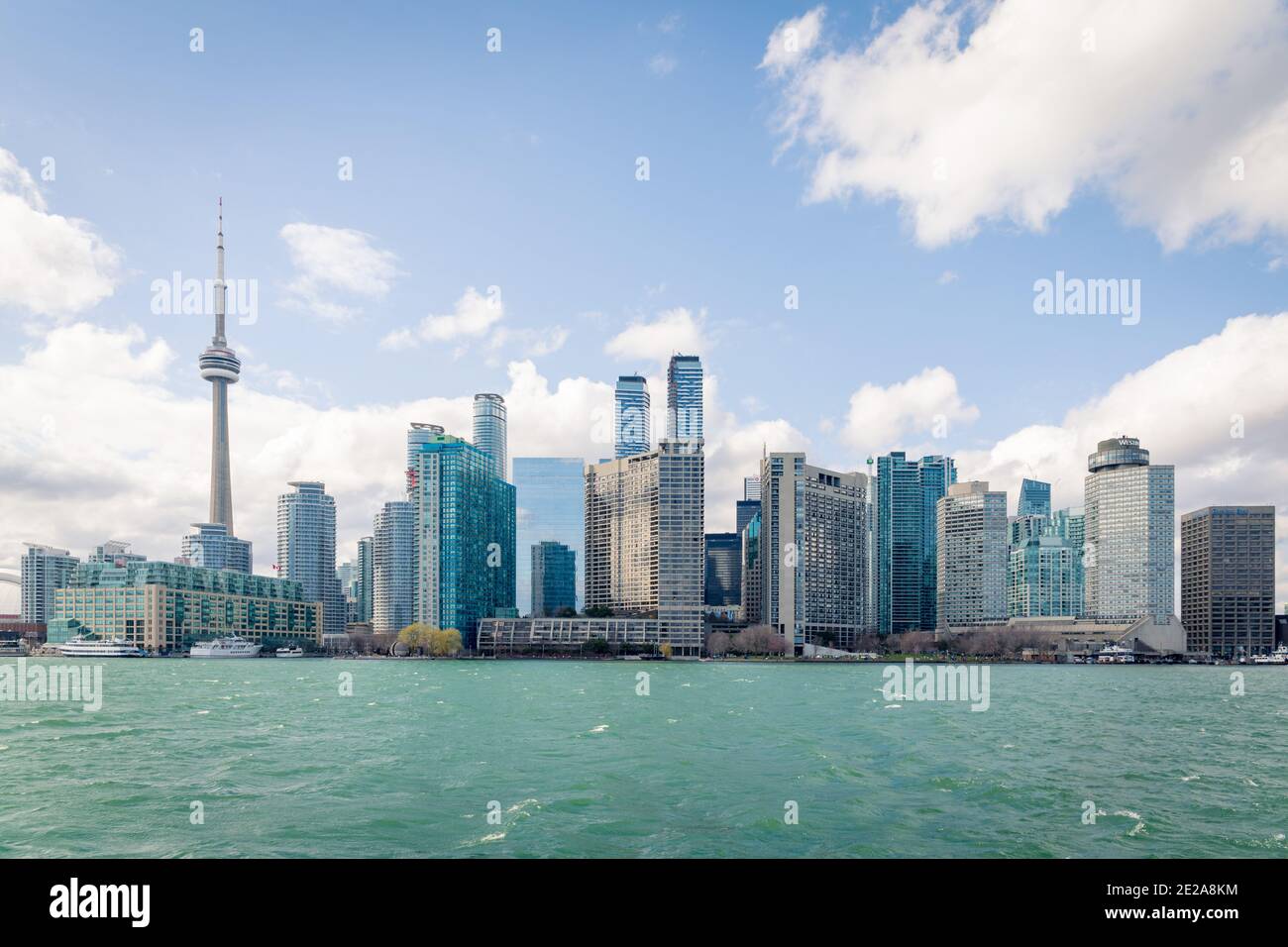 Toronto Skyline view from Toronto Islands Stock Photo - Alamy