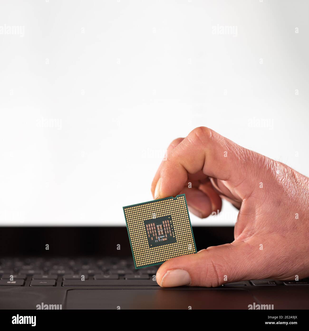 Cpu and hand holding hi-res stock photography and images - Alamy