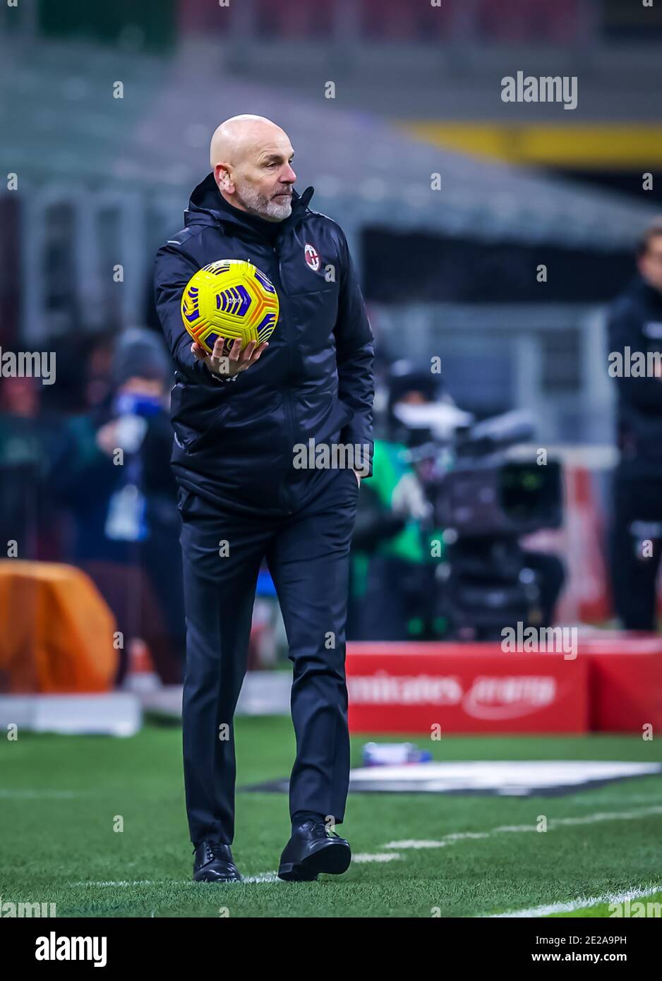 Head Coach of AC Milan Stefano Pioli during AC Milan vs Torino FC ...