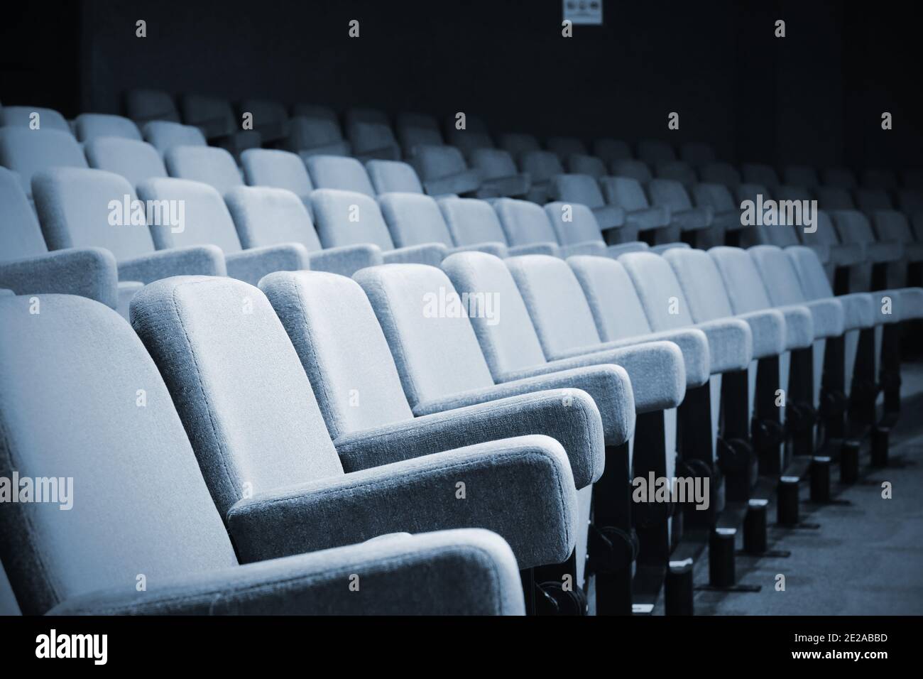 Empty rows of theater or movie seats Stock Photo - Alamy