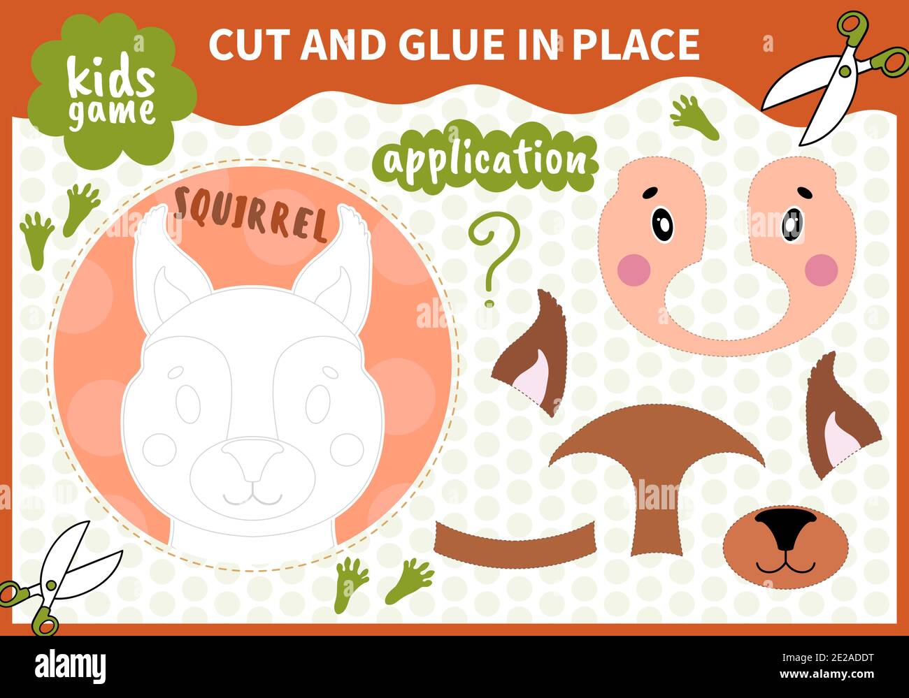 Squirrel portraits Stock Vector Images - Alamy