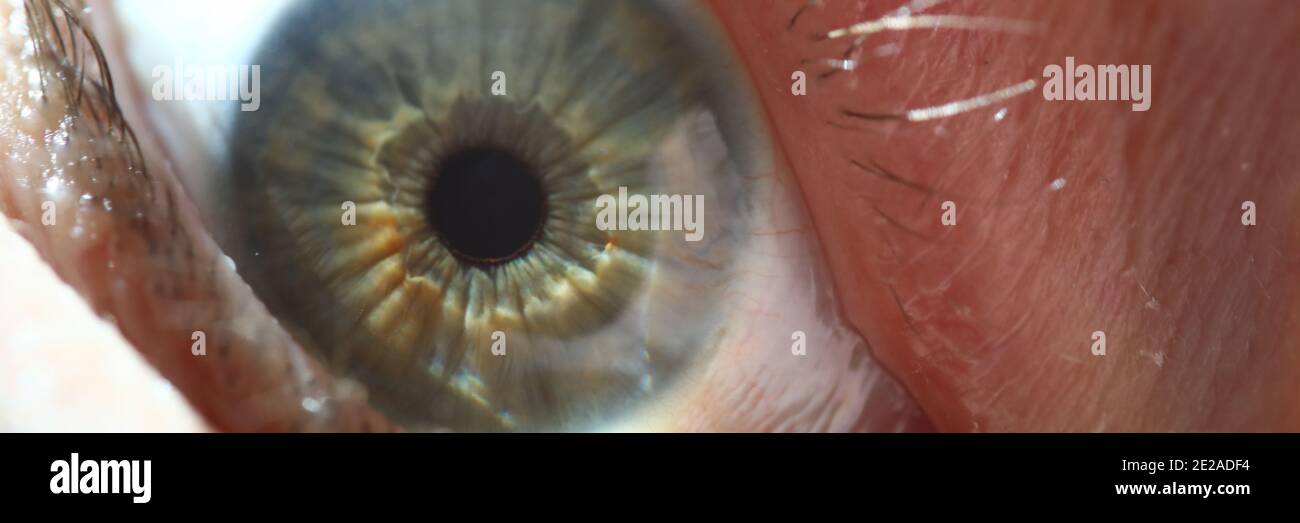 Check vision at optician Stock Photo - Alamy