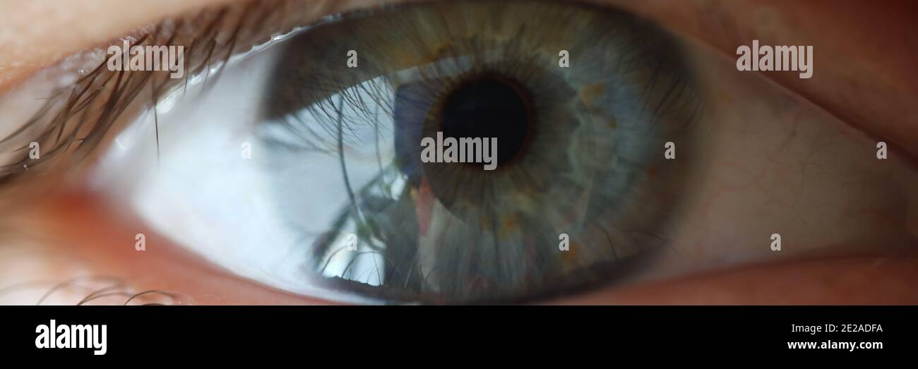 Detailed picture of adults face Stock Photo - Alamy