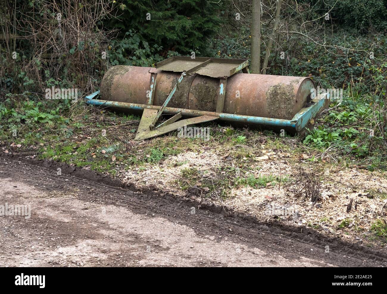 Metal drum roller hi-res stock photography and images - Alamy