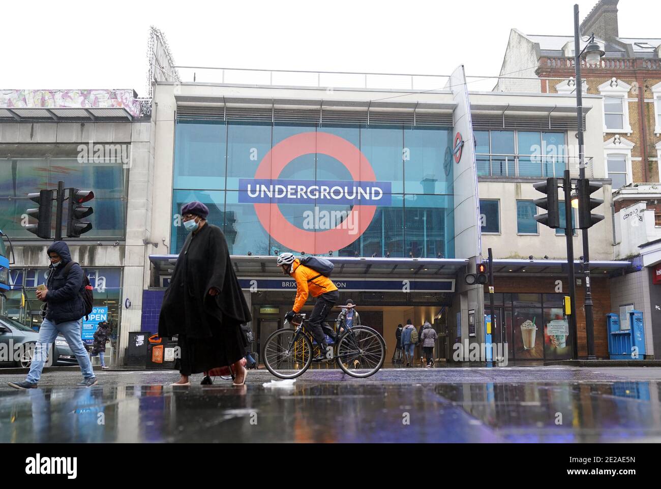Brixton underground station general view hi-res stock photography and ...