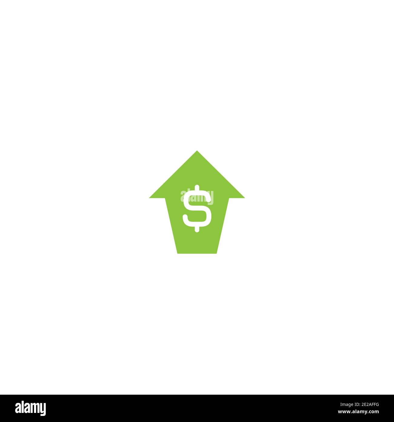 dollar growth vector icon. dollar and green arrow up. Flat icon ...