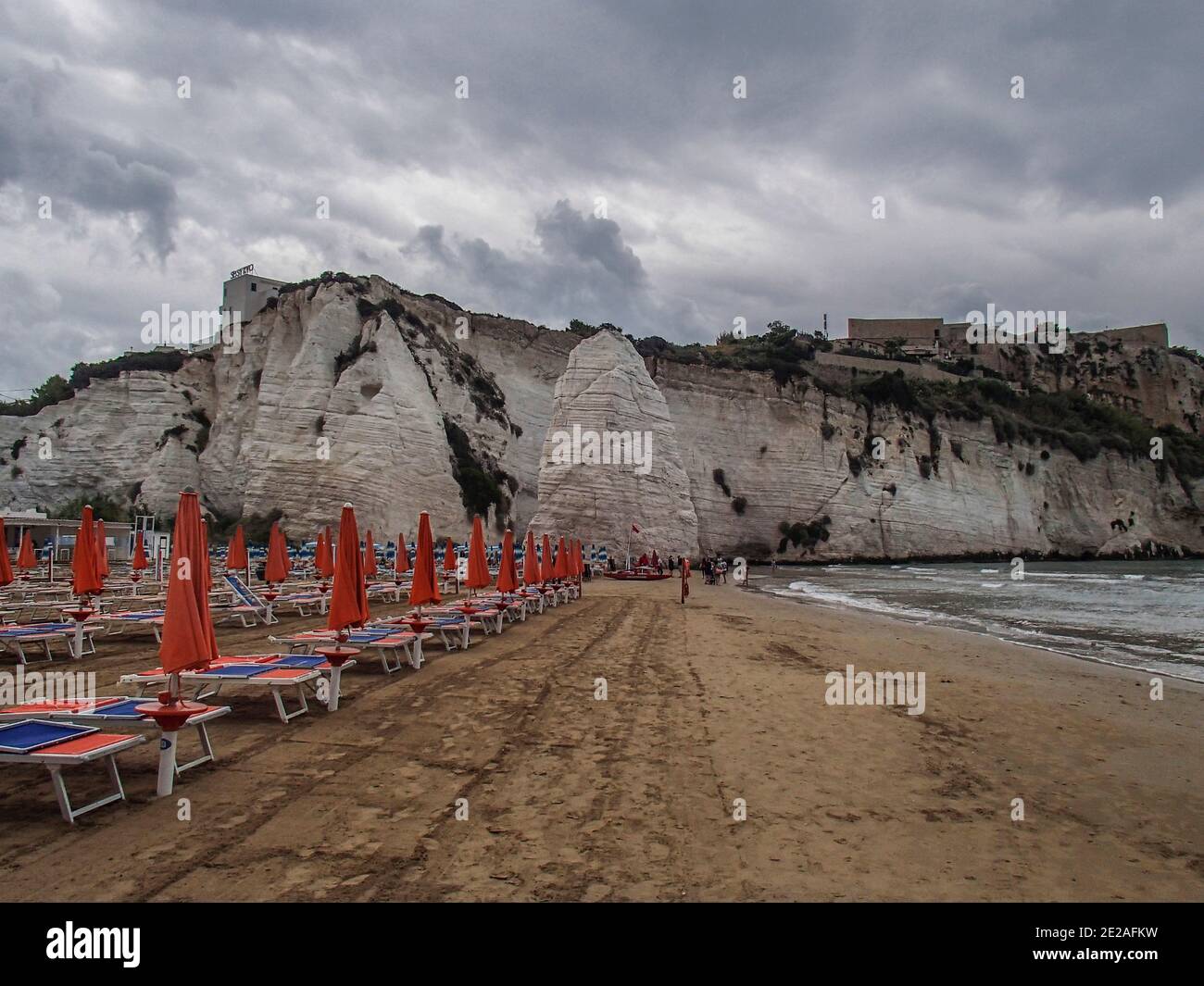 Vieste's most famous point: the Pizzomunno vertical rocky monolith ...