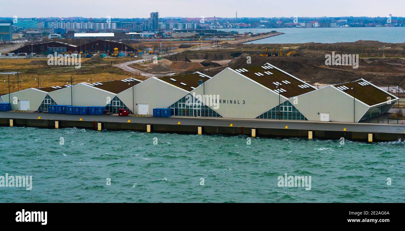 Copenhagen cruise terminals at the port of Copenhagen Stock Photo - Alamy